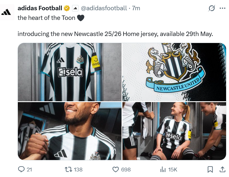 New 2025/26 Newcastle United Home Shirt unveiled - Photos - NUFC The Mag