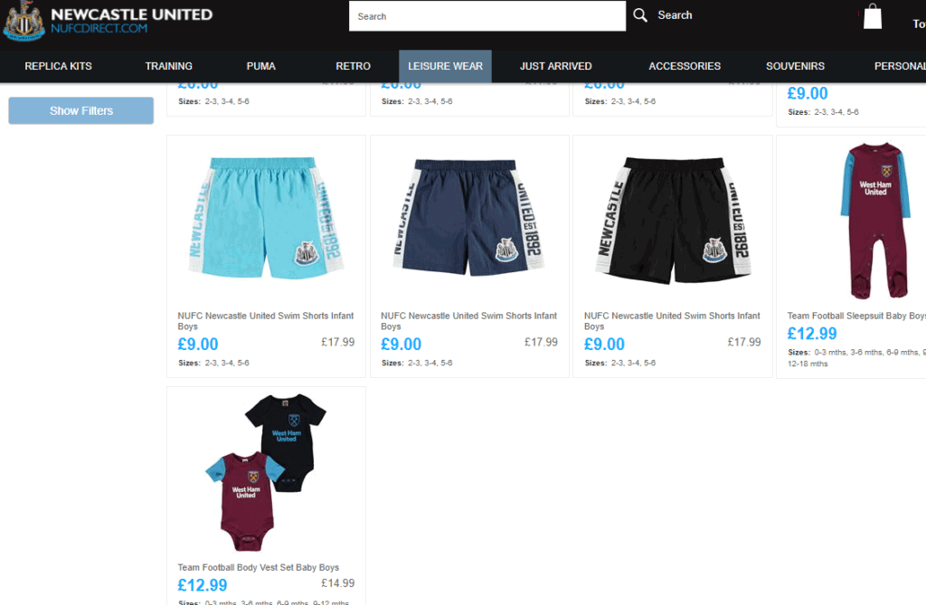 Must see: Newcastle United club shop with some ‘interesting’ new lines ...