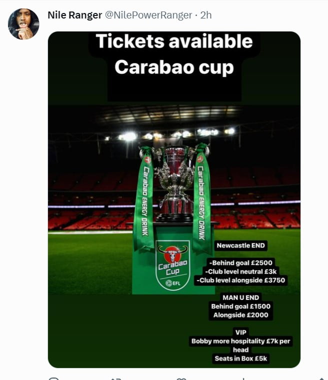 Nile Ranger pushing Newcastle United tickets for Wembley - A 'little ...