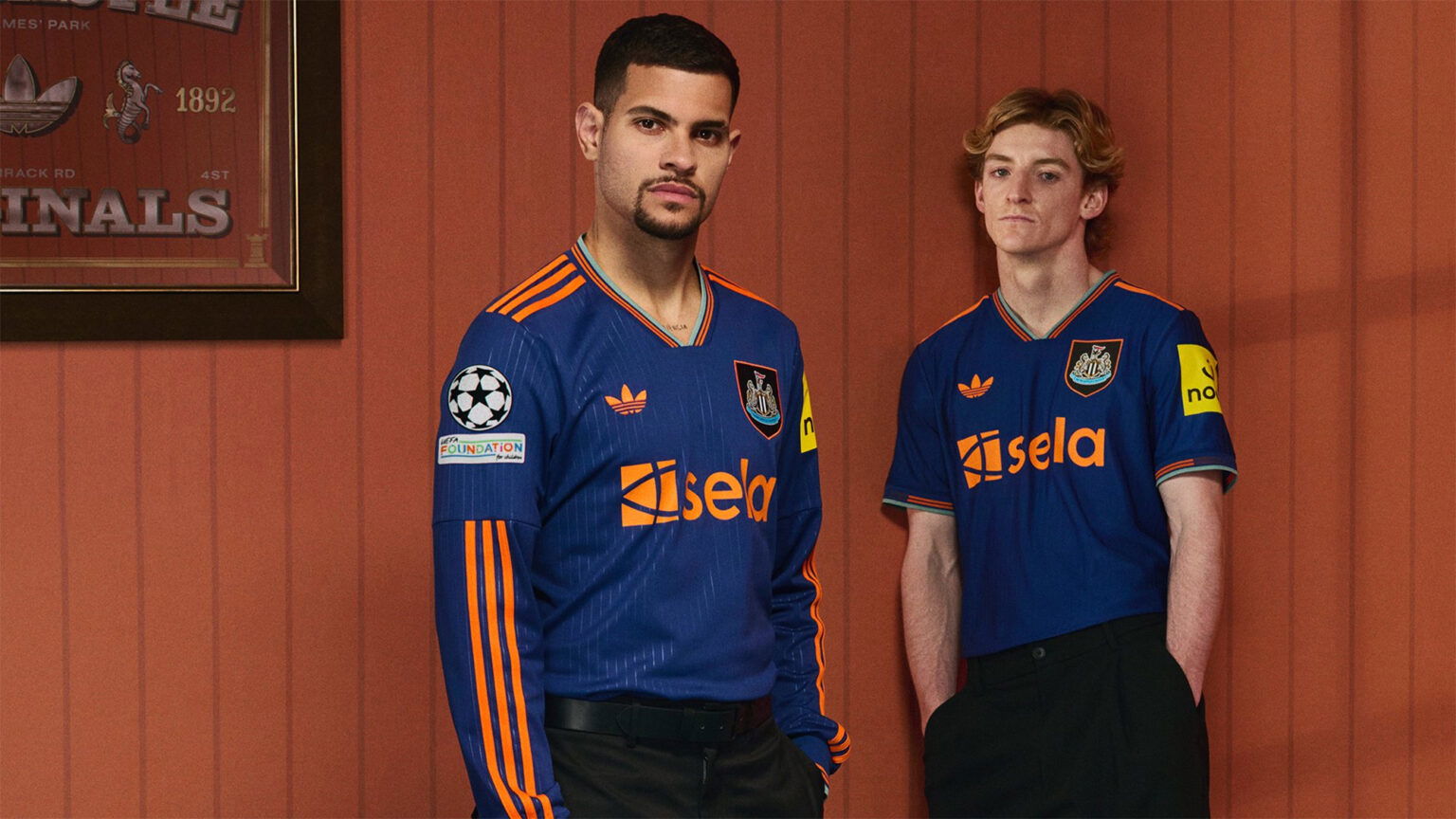 Behind the scenes access video shoot of new Adidas Newcastle United kit ...