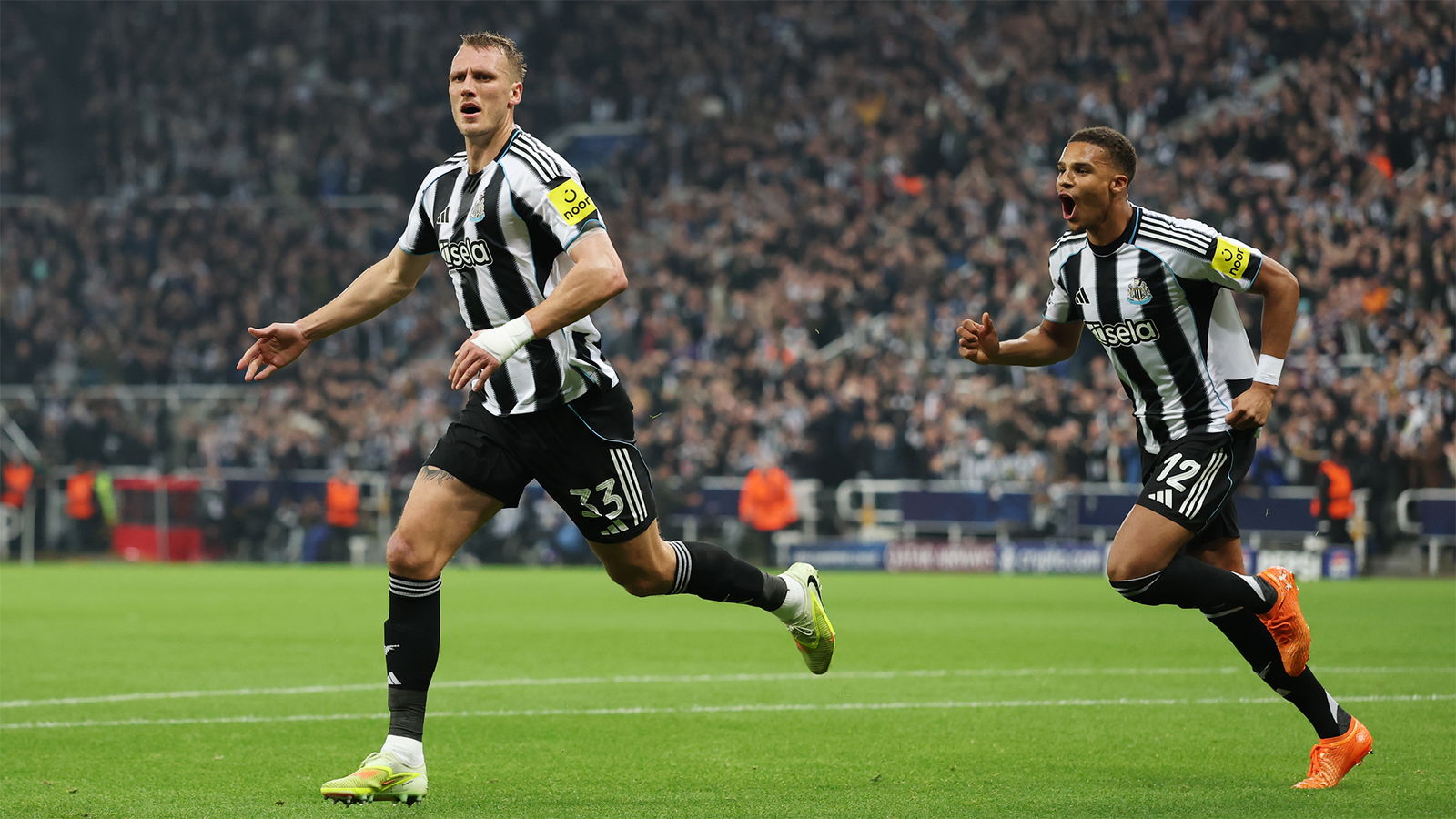 Newcastle United stars make ‘Whoscored’ Champions League team of the ...