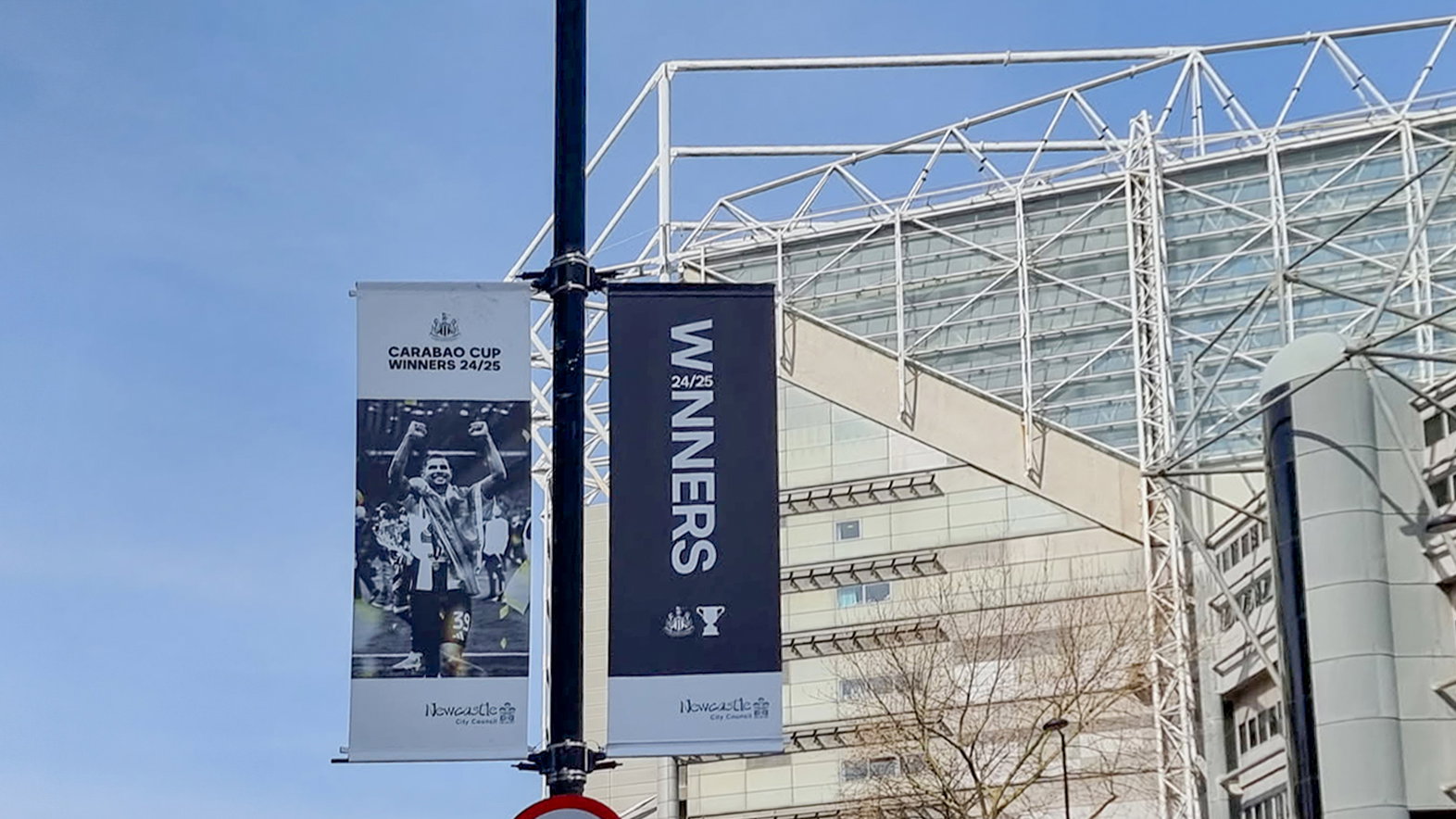 City centre decorations stepping up ahead of Newcastle United victory ...