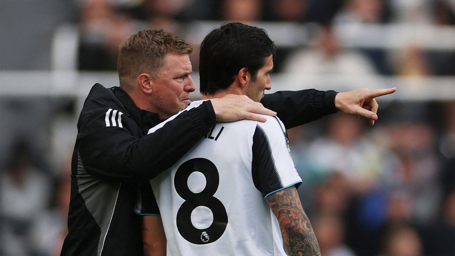 Alex Ferguson, Eddie Howe, Manchester United and Newcastle United ...