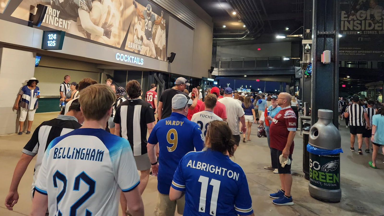 Amazed to see half dozen NUFC fans in local Wawa - 30 mile drive home ...