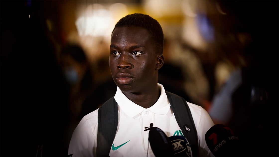 Garang Kuol debut for FC Volendam doesn’t go to plan - NUFC The Mag