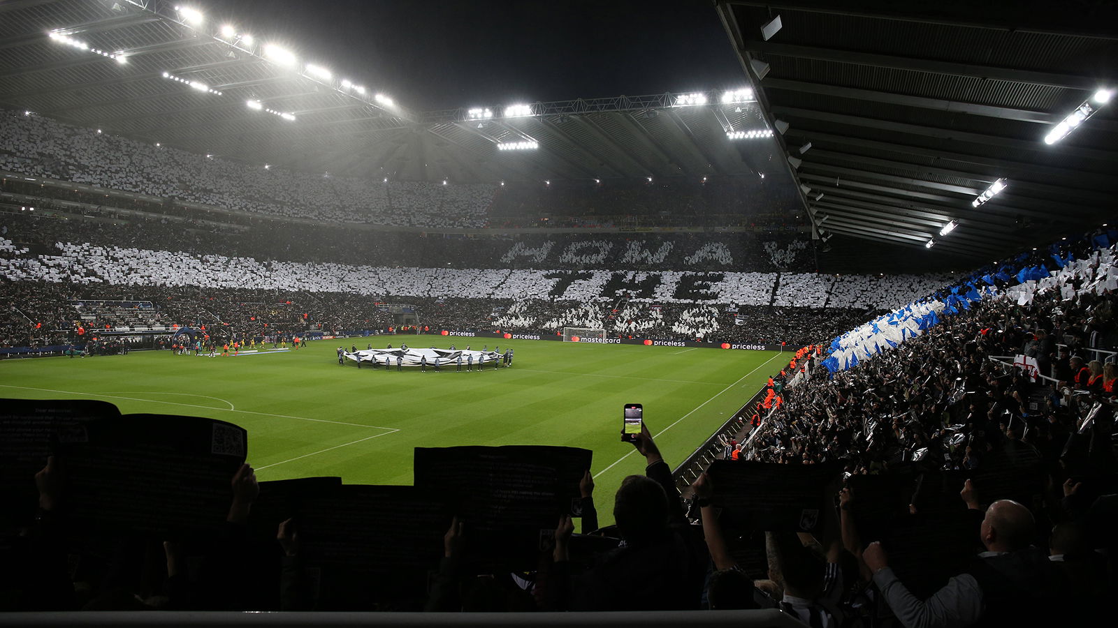 Champions League Group F has Newcastle United third and not second ...