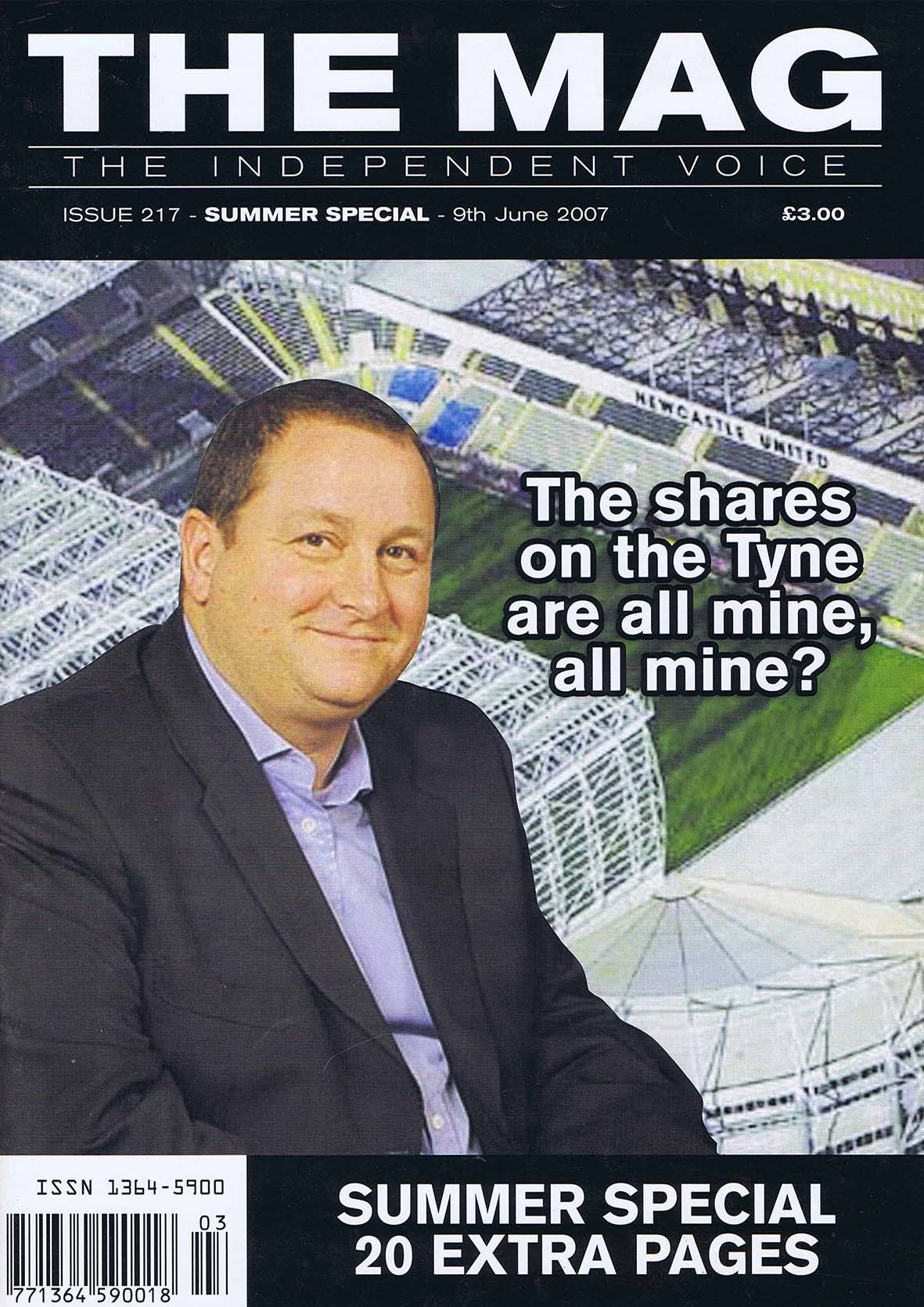 I just don’t remember this first Mike Ashley Newcastle United home ...