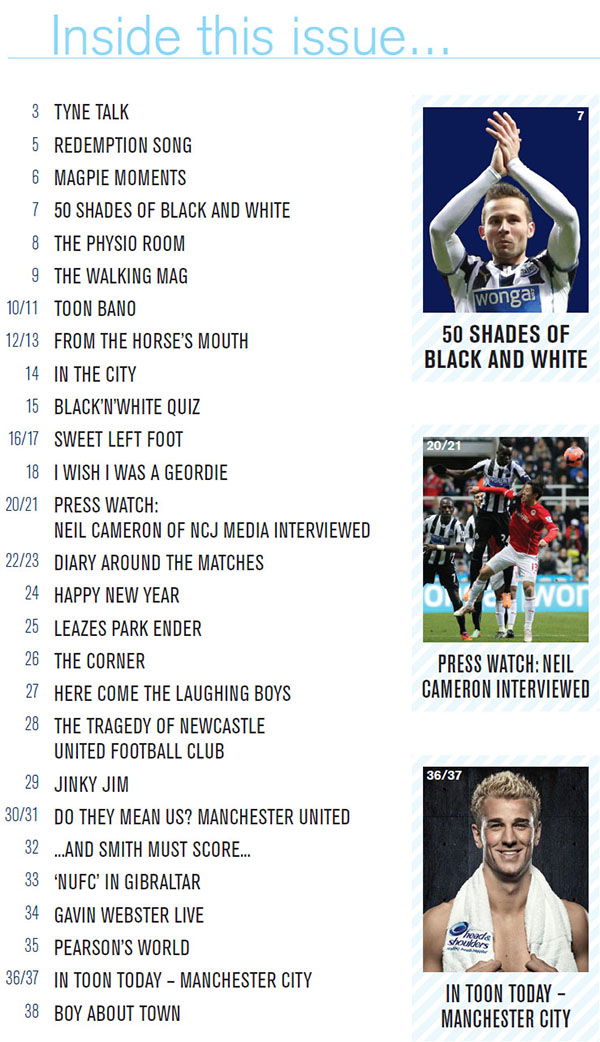 Newcastle United Magazine | The Mag - Issue 286 Jan 2014