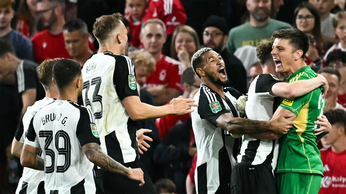 Nottingham Forest 1 Newcastle 1 - United win 4-3 on penalties (never in ...