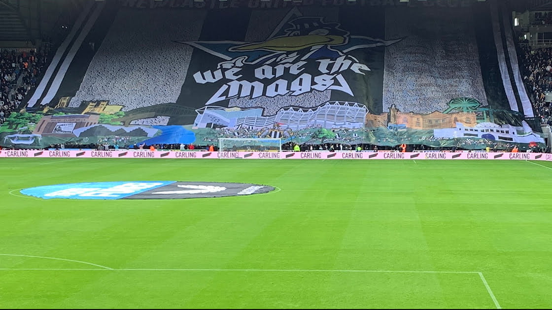 Now the time for ‘political’ Tifo from Wor Flags at St James’ Park ...